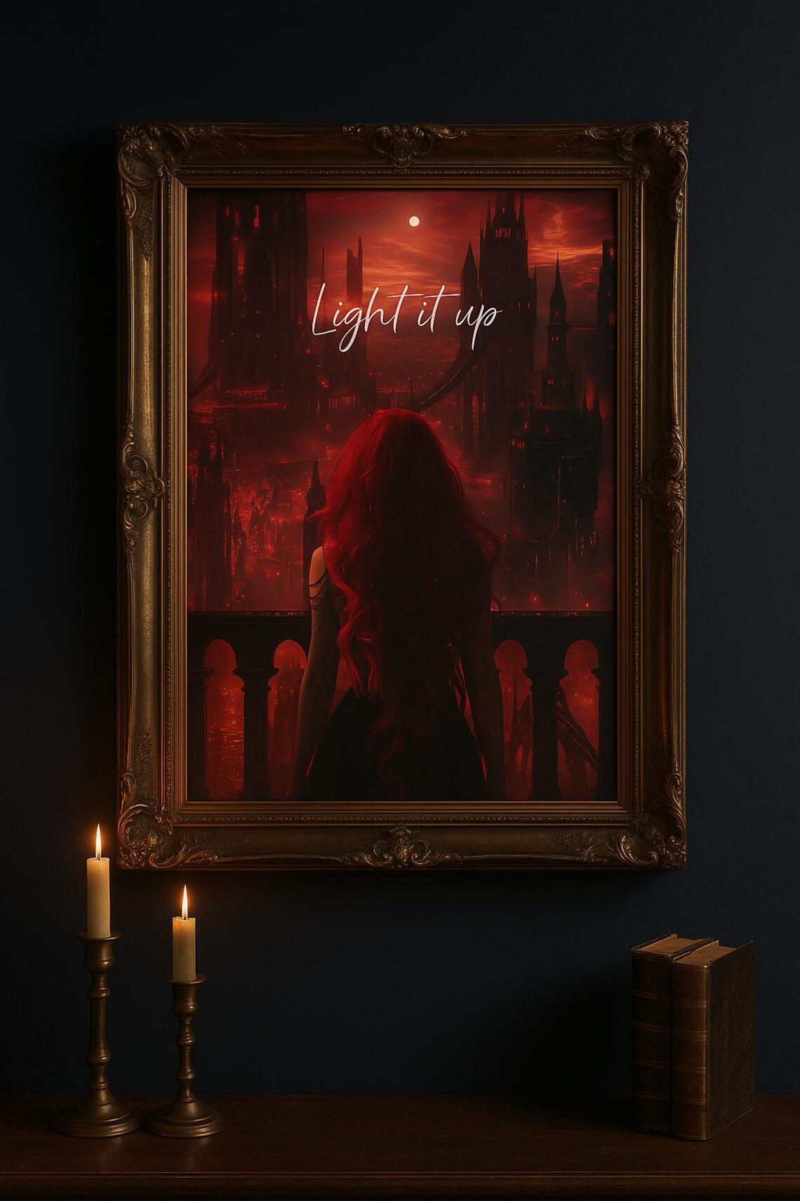 Crescent City Wall Art | Bryce Quinlan “light It Up” Poster | Fantasy ...