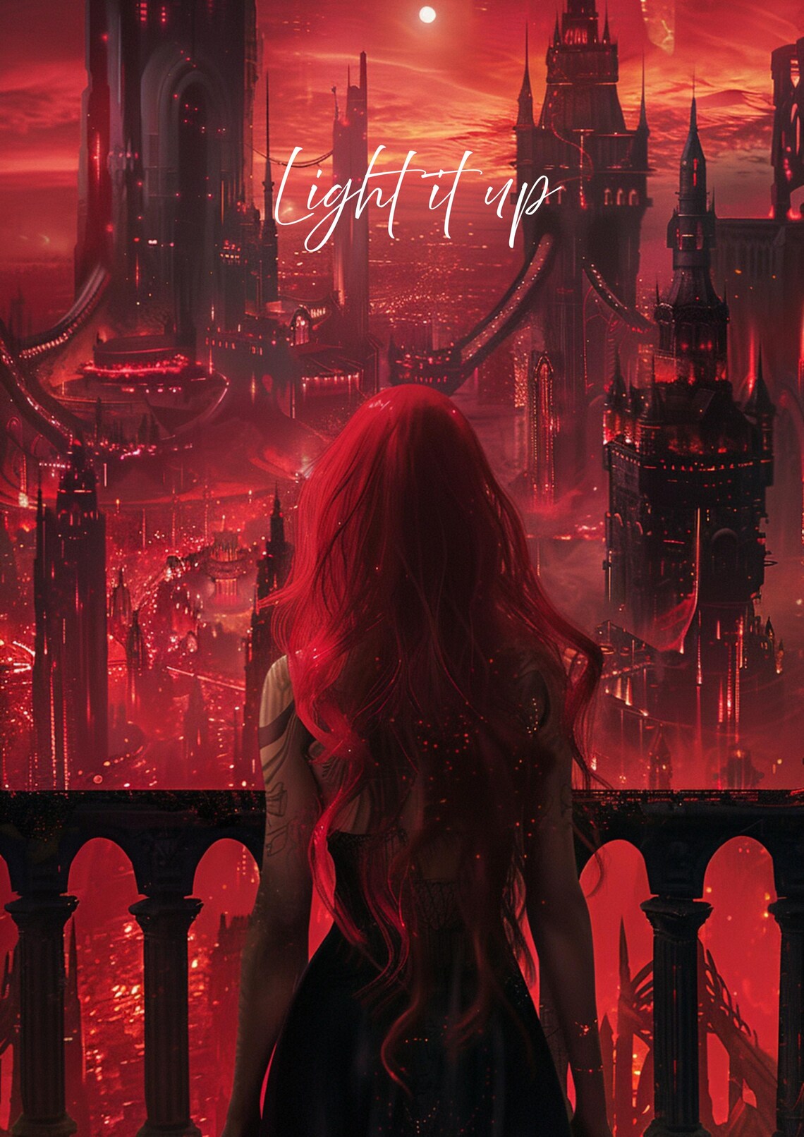 Crescent City Wall Art | Bryce Quinlan “light It Up” Poster | Fantasy ...