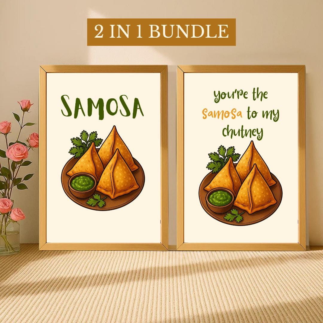 Samosa Food Station Sign, Indian Wedding Decor (digital Download) - Etsy UK