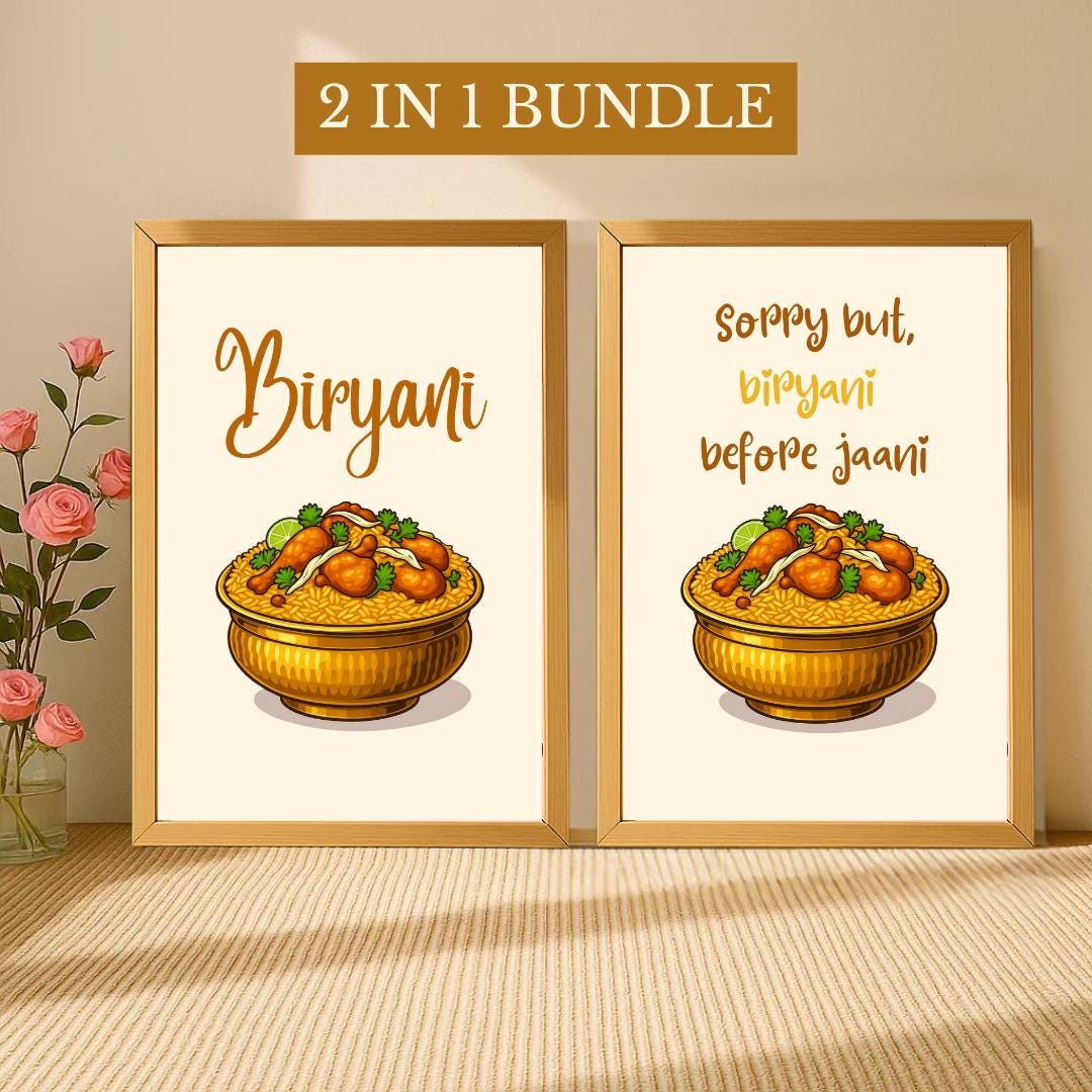 Biryani Food Station Sign, Indian Wedding Decor (digital Download) - Etsy
