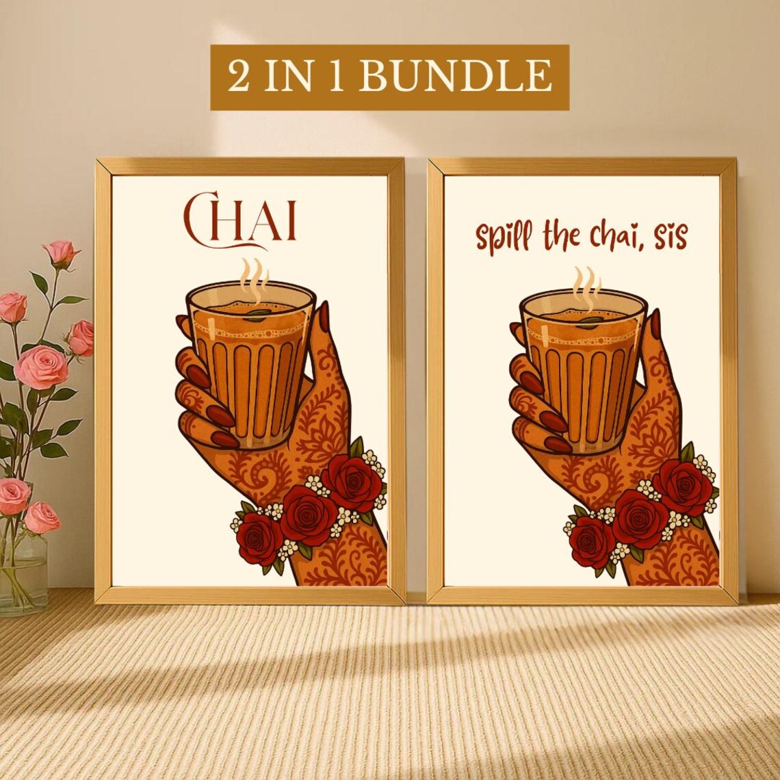 Chai Food Station Sign, Indian Wedding Decor (digital Download) - Etsy