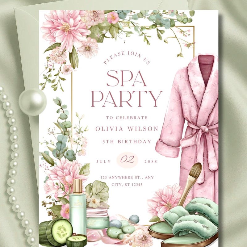 Spa Theme Birthday Decor - Etsy