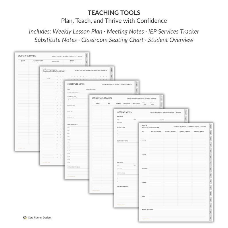 2025 2026 Teacher Digital Planner for Ipad, Academic Year Goodnotes PDF ...