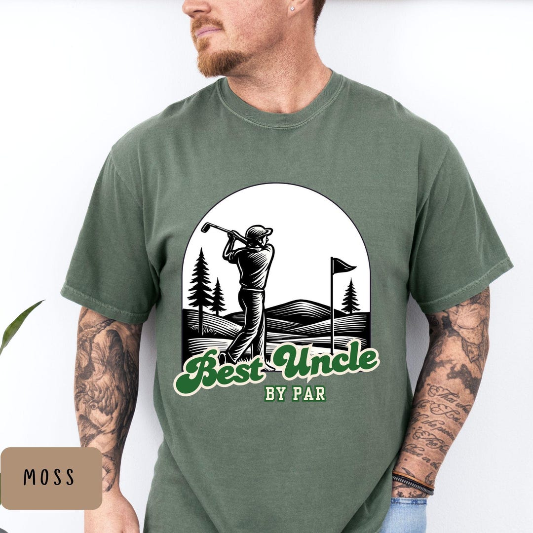 Best Uncle by Par Golf Shirt Uncle Golf Shirt Retiree Golf Gift Best ...