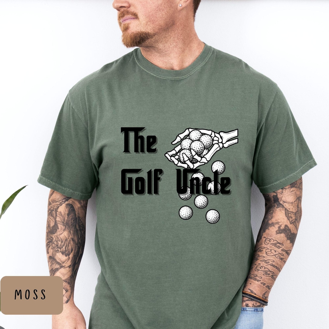 Funny Golf Uncle Shirt: Skeleton Hand Tee, New Uncle Gift - Etsy