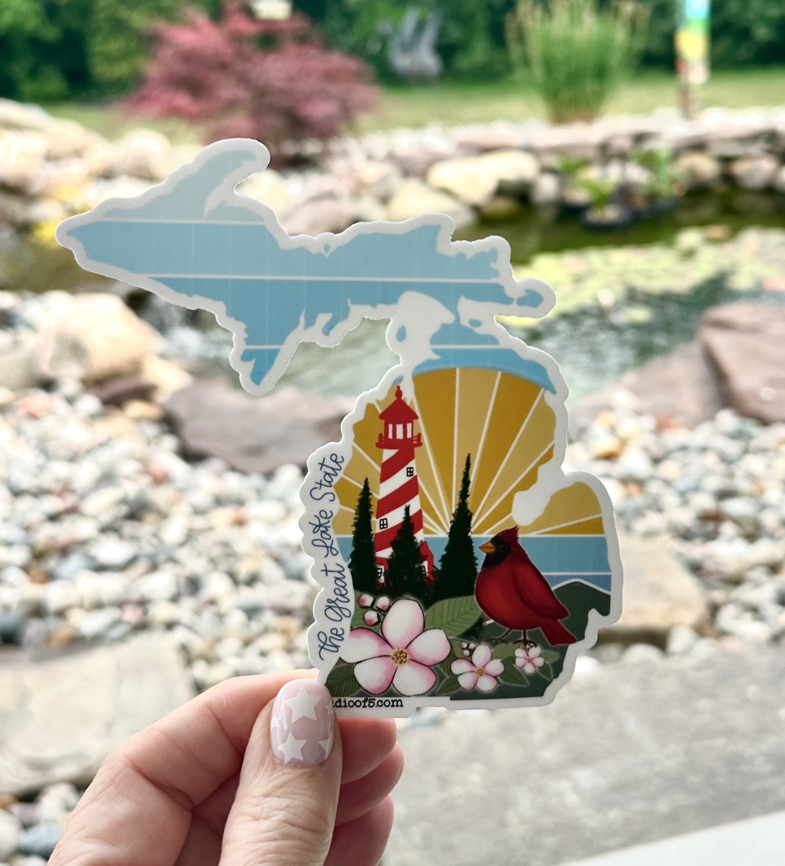 Large Michigan Car Sticker Car Decal State of Michigan - Etsy