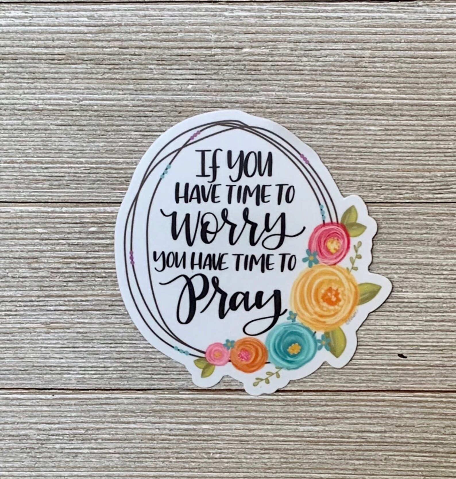 Small Inspirational Pray 021 Vinyl Decal Sticker | Etsy