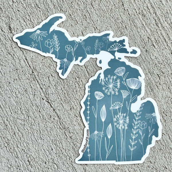 Michigan Car Decal - Etsy