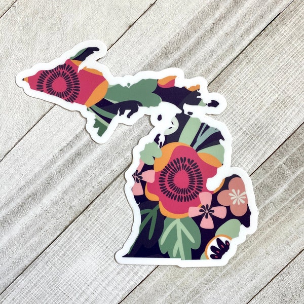 Michigan Car Decal - Etsy