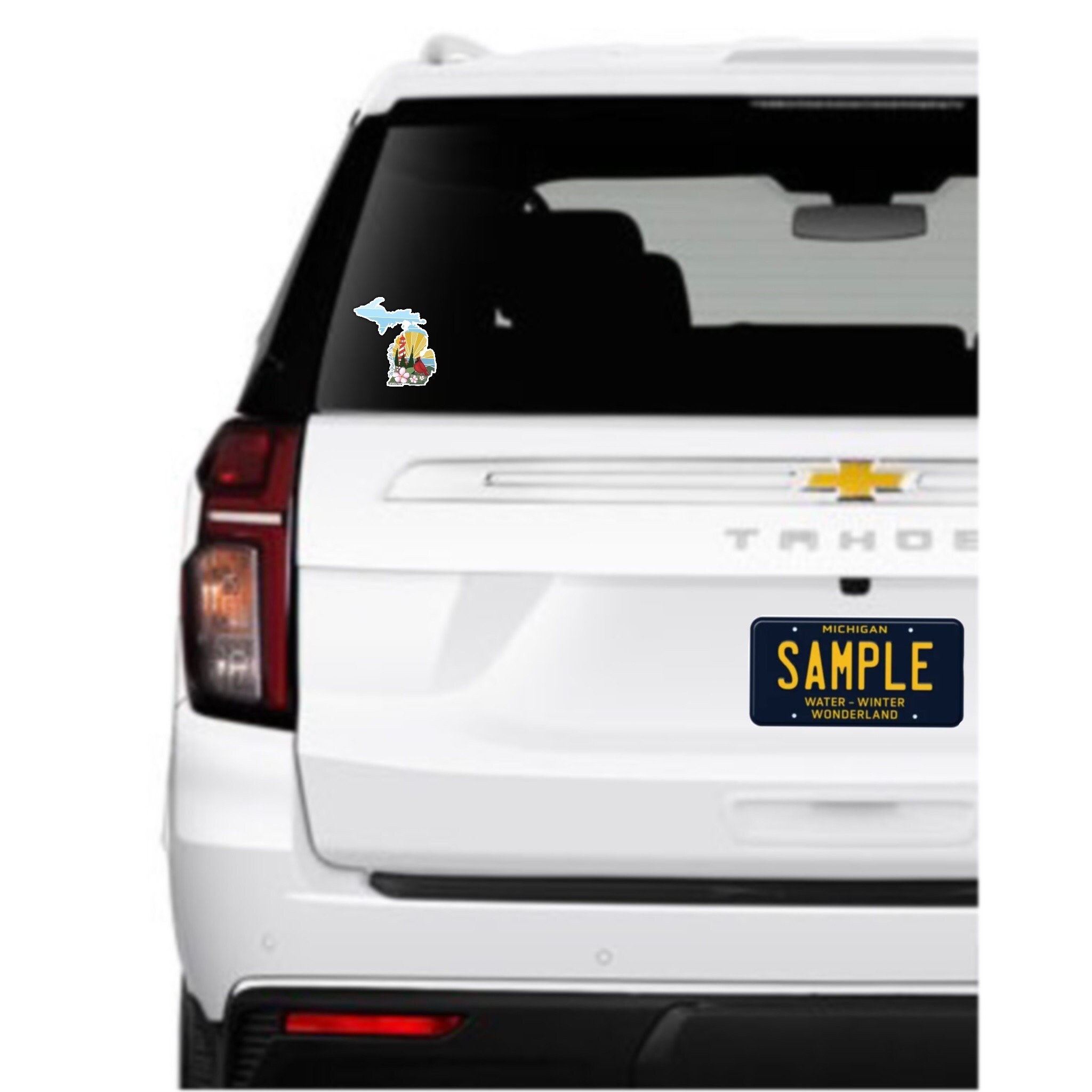 Large Michigan, Car Sticker, Car Decal, State of Michigan ...