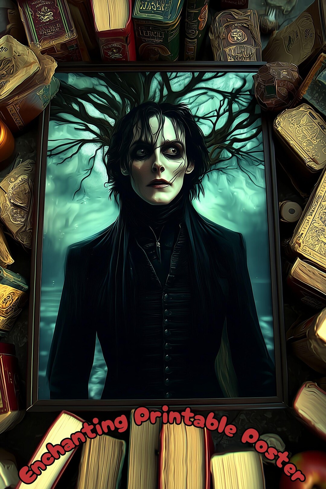 Necromancer Poster – Lovecraftian Gothic Horror Wall Art – Printable ...