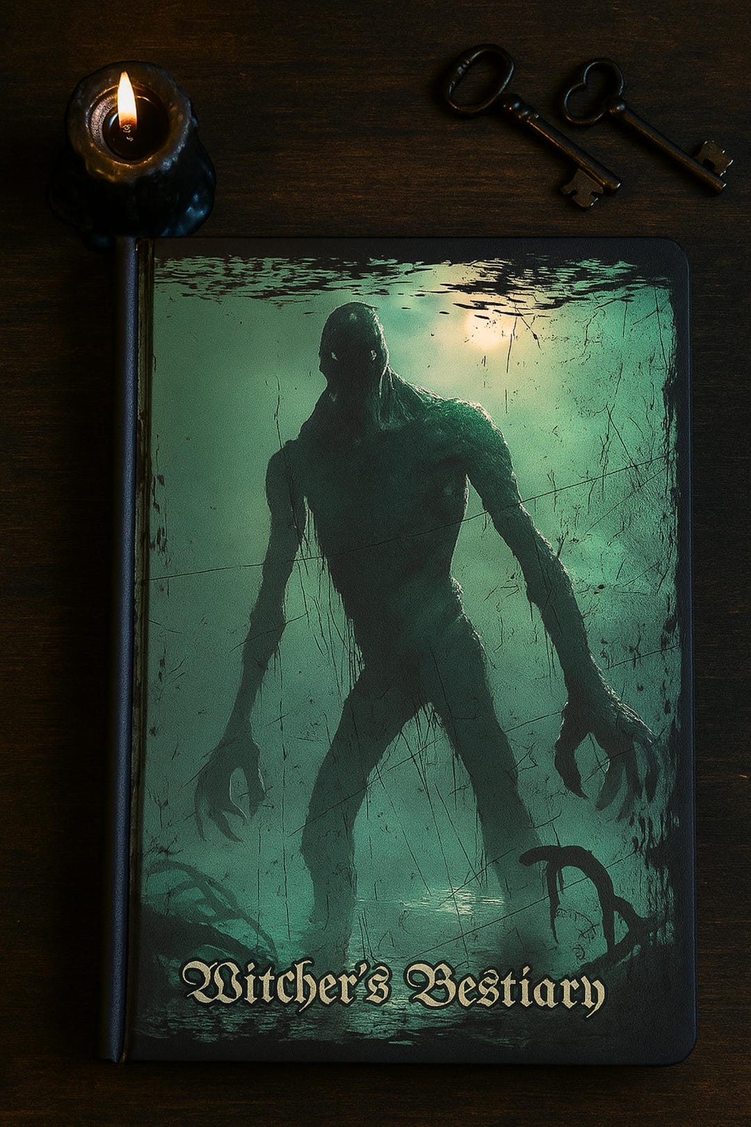Witcher’s Bestiary Notebook Cover A4 US Letter – Printable Witcher ...