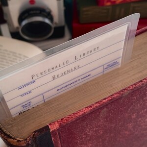 Semi-custom Laminated Bookmark With Personalized Names and Dates ...