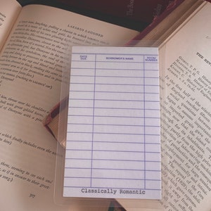 Custom Laminated Bookmark With Personalized Names and Dates, Vintage ...