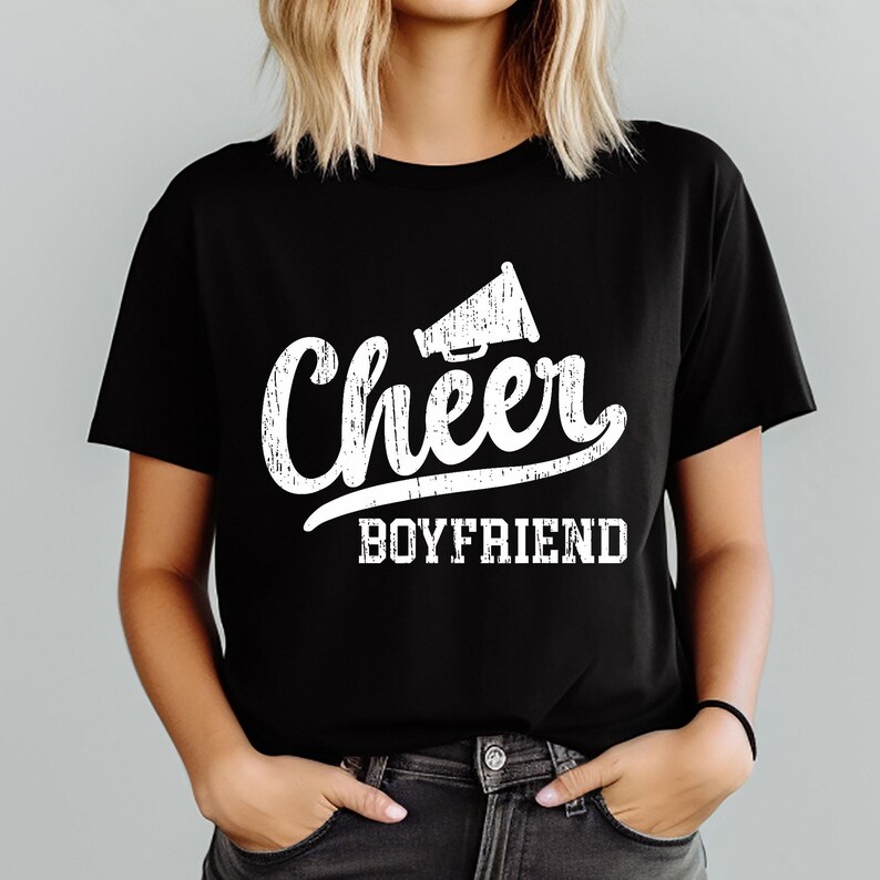 Proud Boyfriend of A Cheerleader PNG Bundle, Cheer Boyfriend Support ...