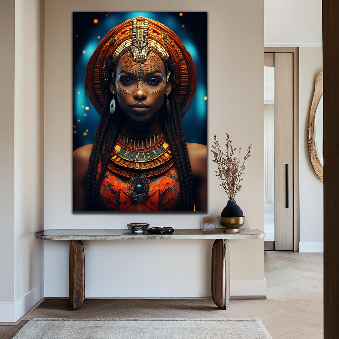 Ethnic Afrıcan Wall Art, Afrıcan Women Wall Art, Ethnic Afrıcan ...