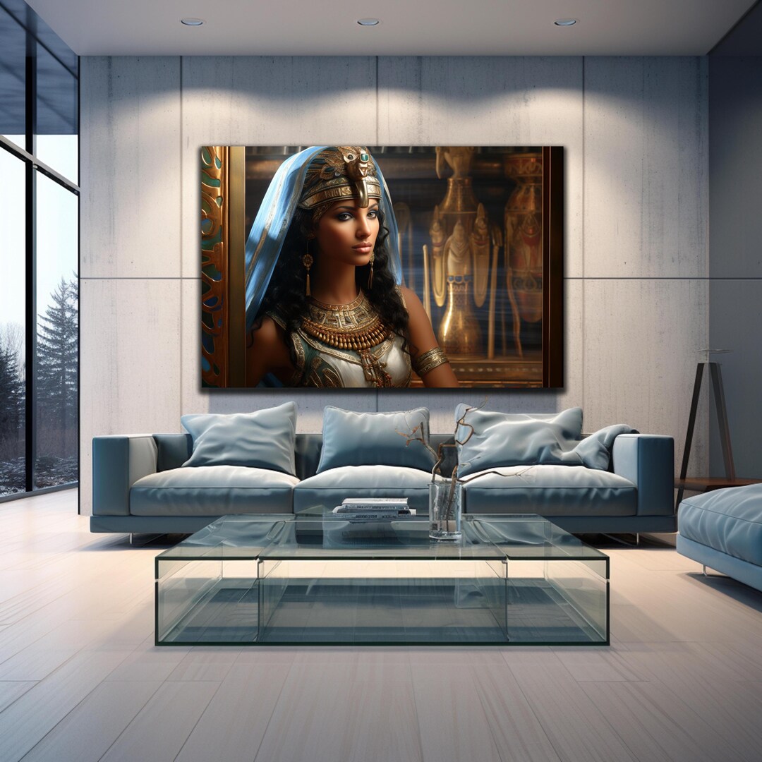 Cleopatra Wall Art-cleopatra Wall Decor-egypt Wall Art-egyptian Queen ...