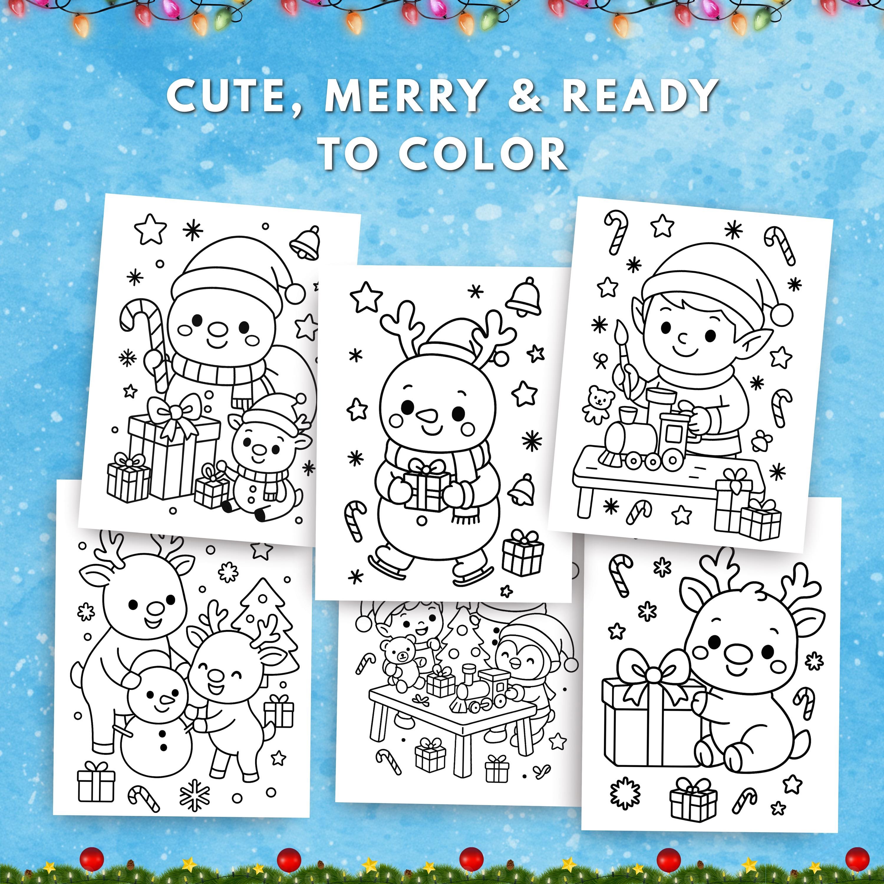 100 Christmas Coloring Pages, Printable Kids Christmas Coloring Pages ...