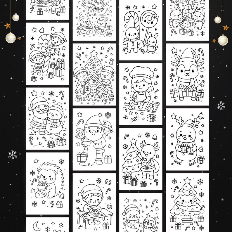 Christmas Coloring Pages Printable, Kids Christmas Coloring Pages ...
