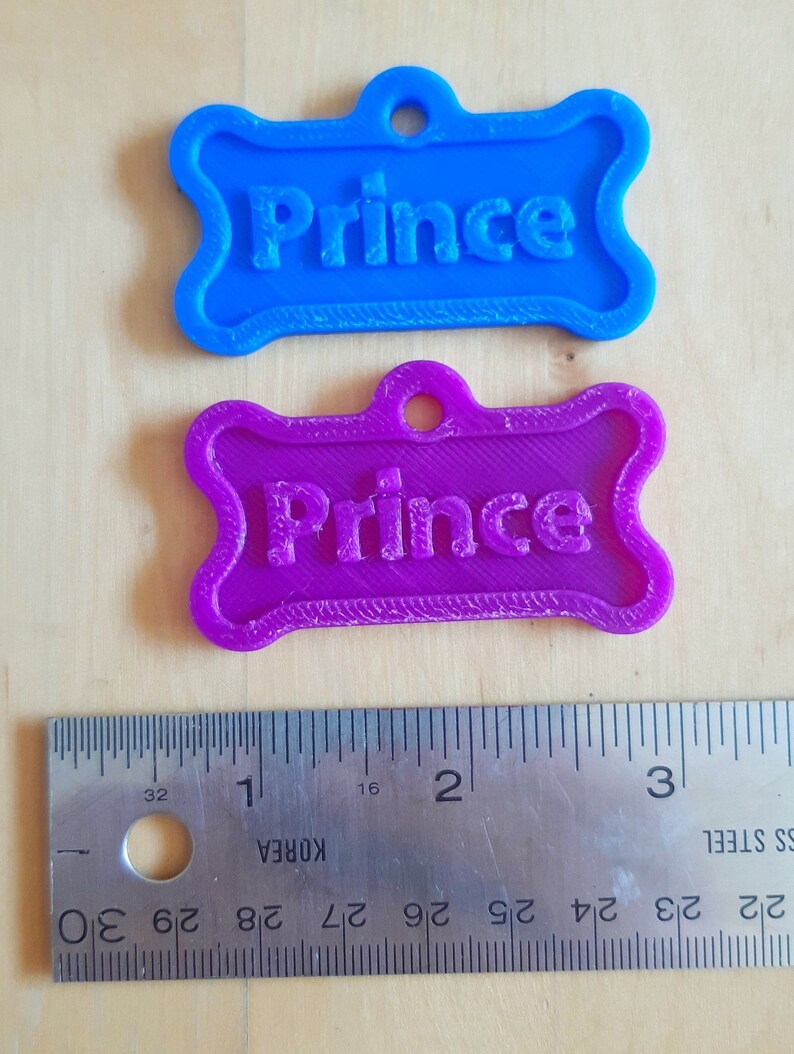 Personalized 3D Printed Dog Tag. Great as a Gift for Your - Etsy