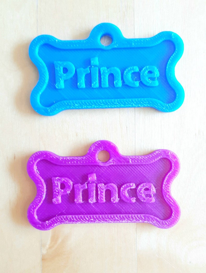 Personalized 3D Printed Dog Tag. Great as a Gift for Your Favorite Pet ...