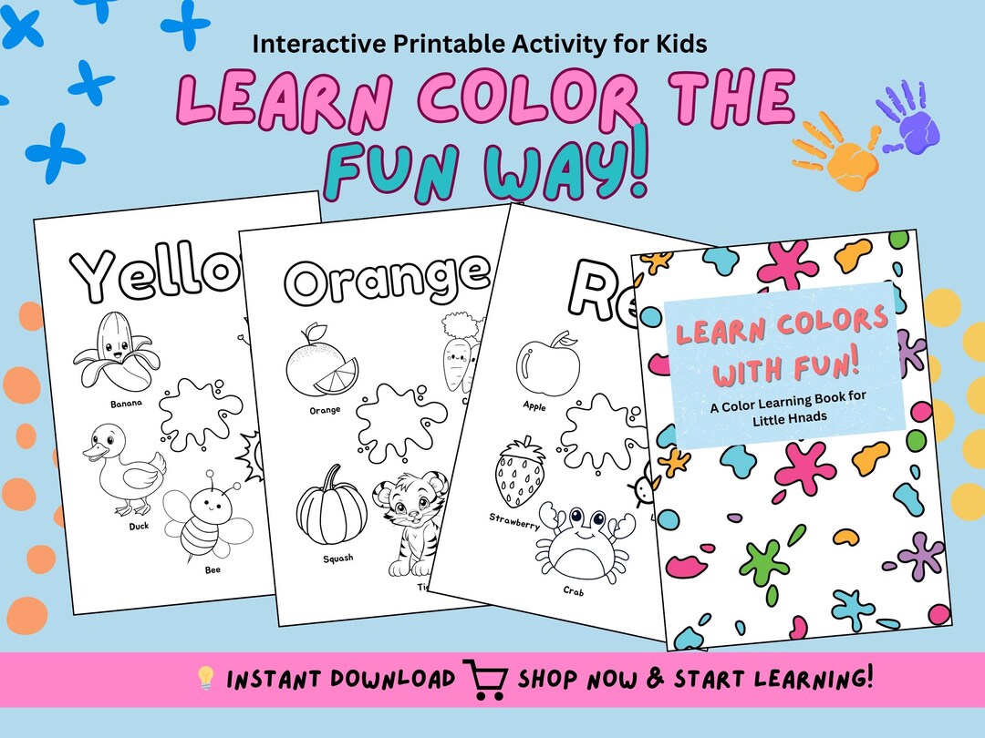 Color Learning Worksheets for Kids | Fun Color Recognition Activities ...