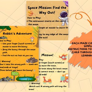 Printable Maze Game for Kids | Digital Download Activity | Education ...