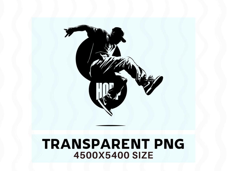 Hip Hop Dance Silhouette SVG PNG Bundle, Street Dancer Clipart - Etsy