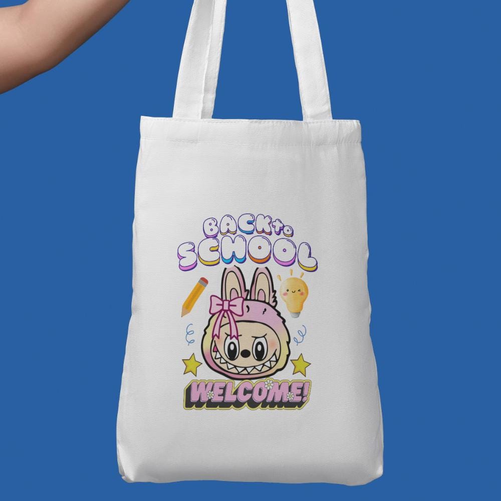 Labubu Back to School Png, WELCOME BACK to School, Cute Monster Clipart ...