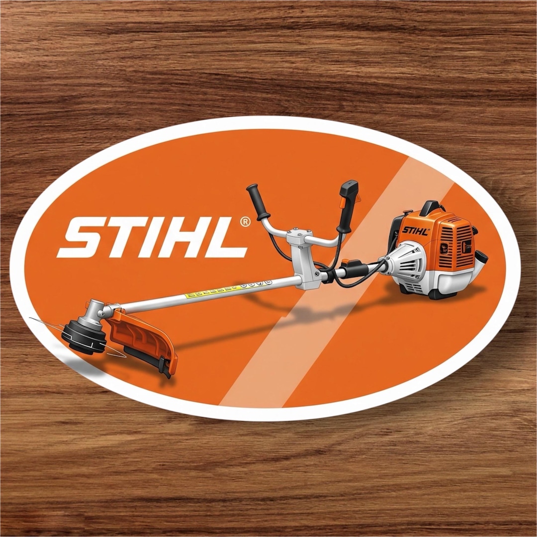 Stihl Gas Trimmer Sticker Decal 4” Waterproof Vinyl Lawn Company Hard ...