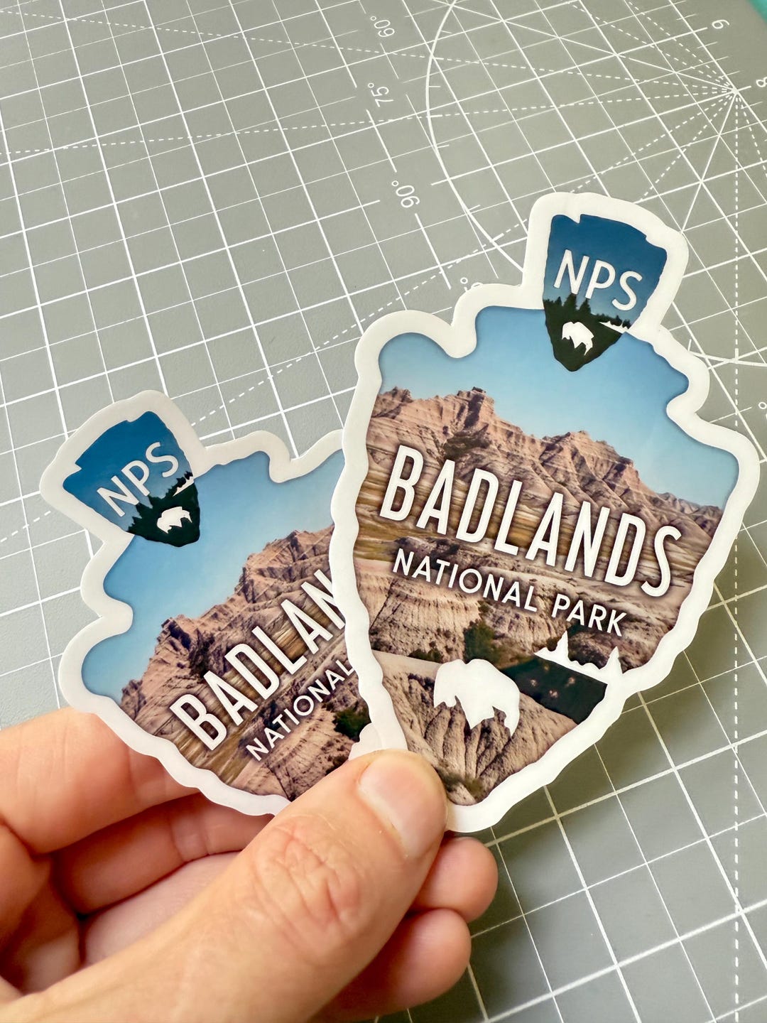Badlands National Park NPS (2) Stickers Sticker Decal National Park ...