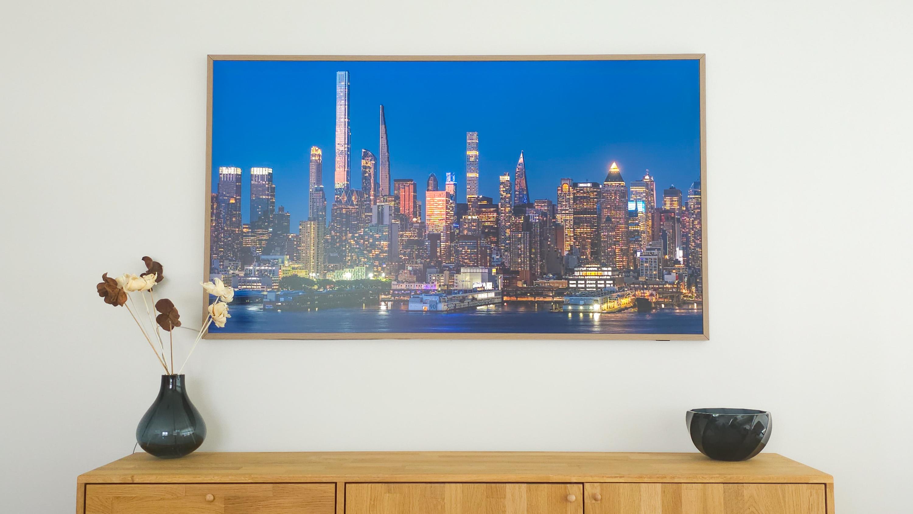 Manhattan at Blue Hour | Skyline Art for Samsung Frame TV| 4K ...