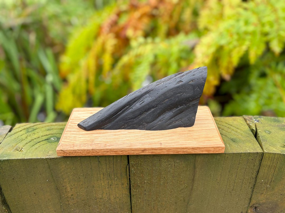 Bog Oak Sculpture: Wayfinder Symbol on Oak Base - Etsy Australia