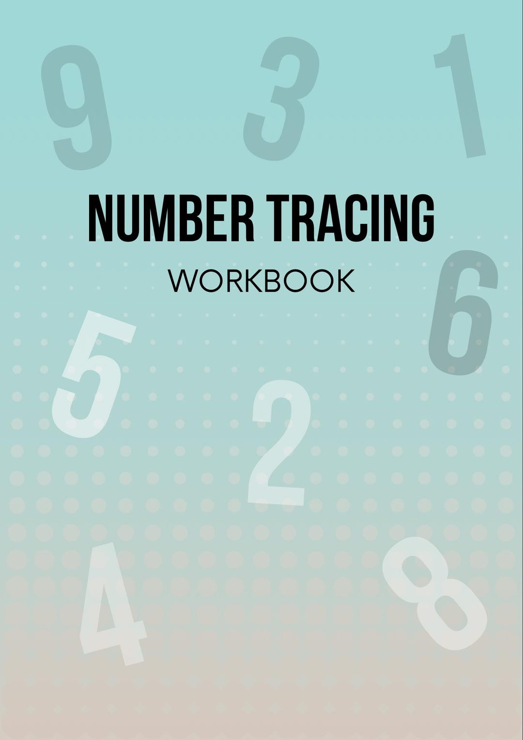 Number Tracing Workbook - Etsy