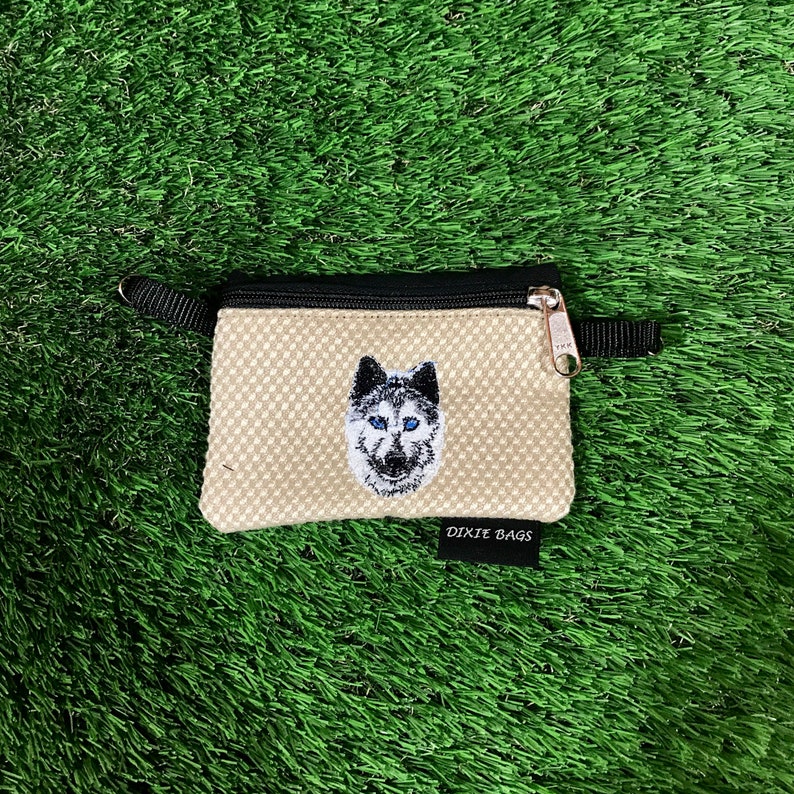 Siberian Husky Coin Purse, Siberian Husky 2 Zipper Pouch, Siberian ...