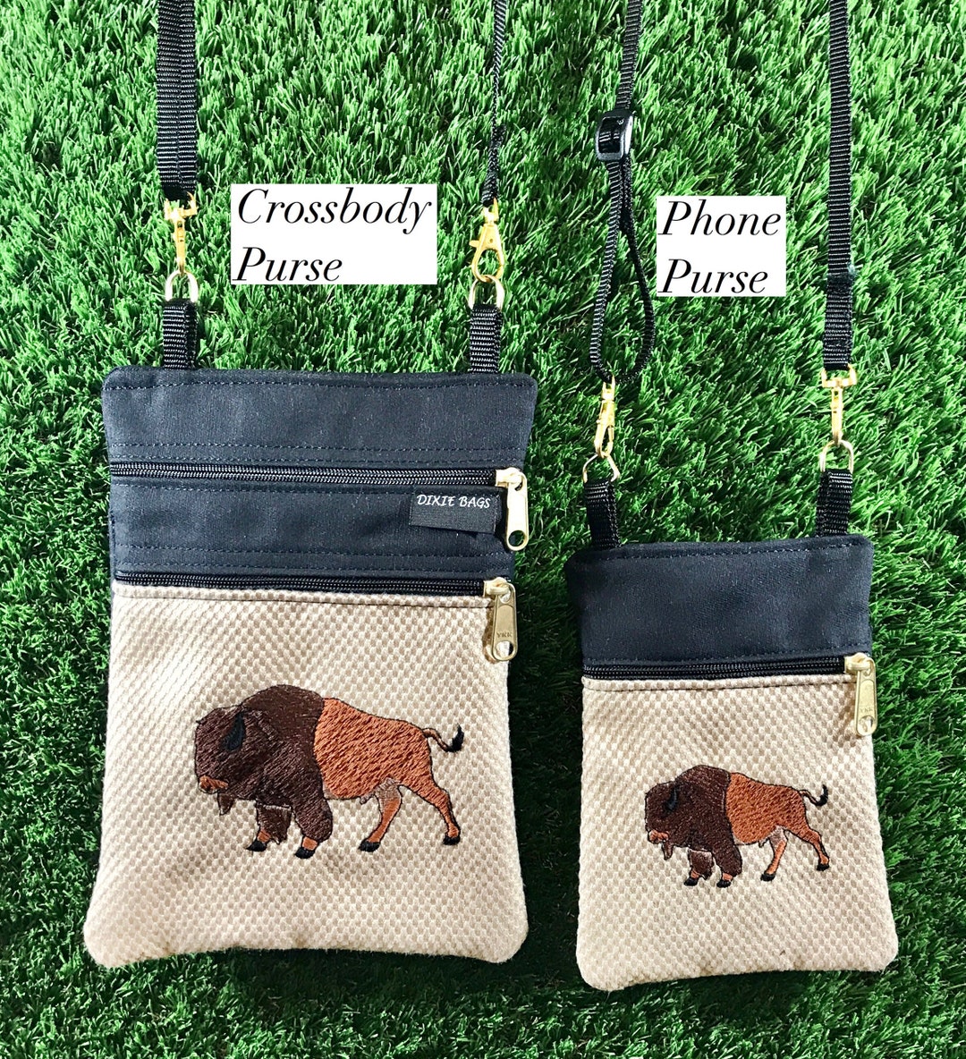 Buffalo Crossbody Purse, Buffalo Phone Purse, Buffalo Coin Purse ...