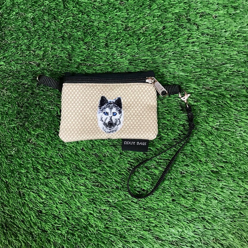 Siberian Husky Coin Purse, Siberian Husky 2 Zipper Pouch, Siberian ...