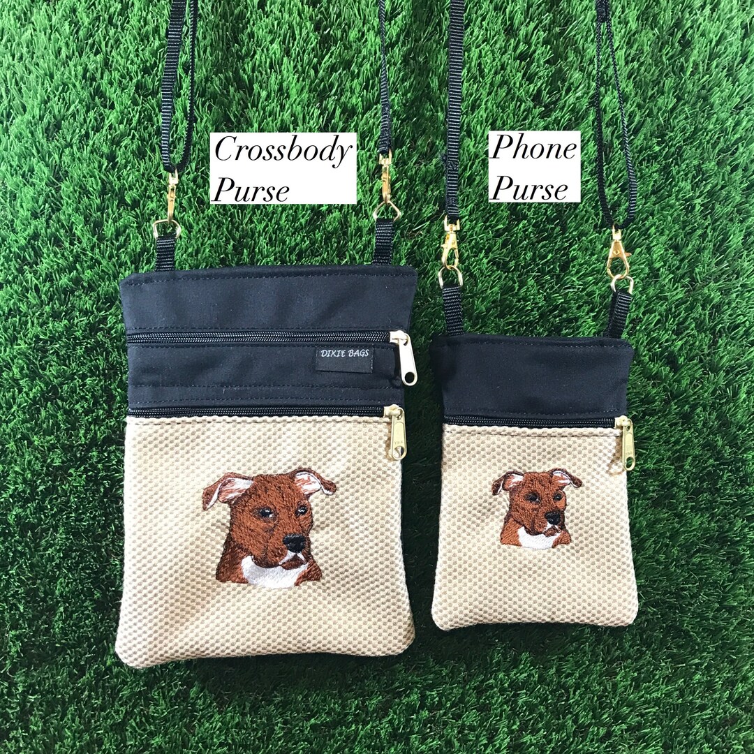 Pit Bull Crossbody Purse, Pit Bull Phone Purse, Pit Bull Coin Purse ...
