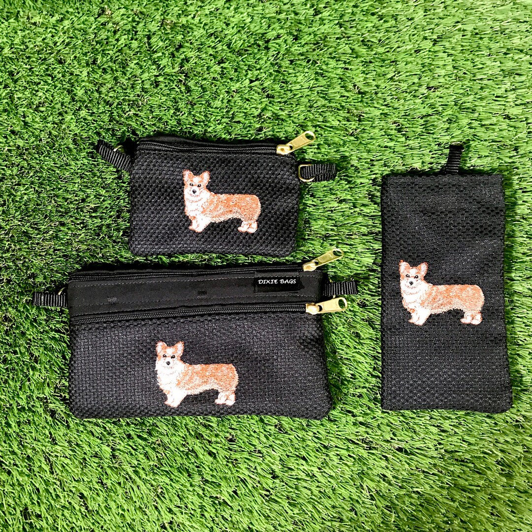 Pembroke Corgi Coin Purse, Corgi 2 Zipper Pouch, Corgi Eyeglass Case, 3 ...