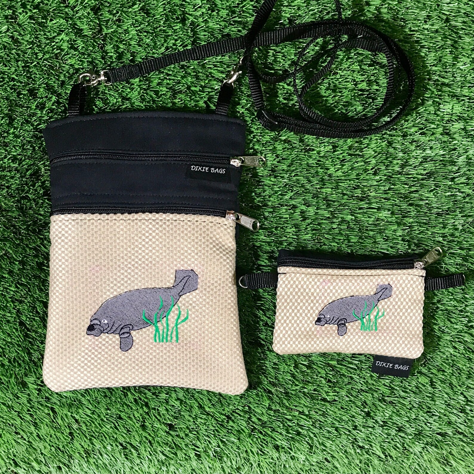 Manatee Crossbody Purse, Manatee Phone Purse, Manatee Coin Purse ...