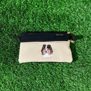 Shetland Sheepdog Coin Purse, Sheltie 2 Zipper Pouch, Sheltie Eyeglass ...
