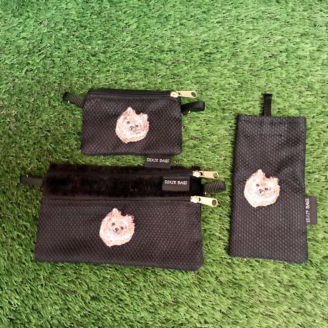 Cream Pomeranian Coin Purse, Cream Pomeranian 2 Zipper Pouch, Cream ...