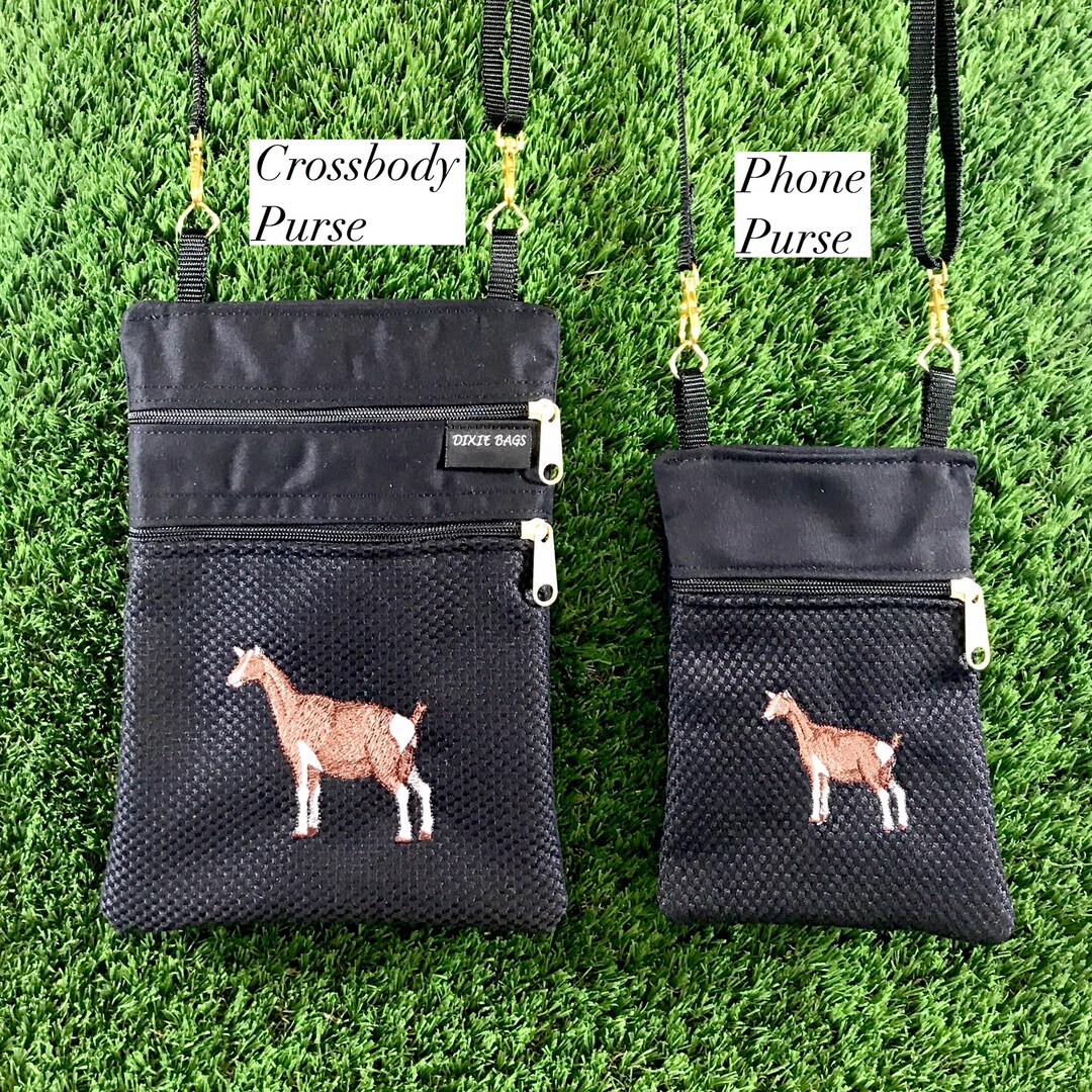 Toggenburg Goat Crossbody Purse, Goat Phone Purse, Goat Coin Purse ...