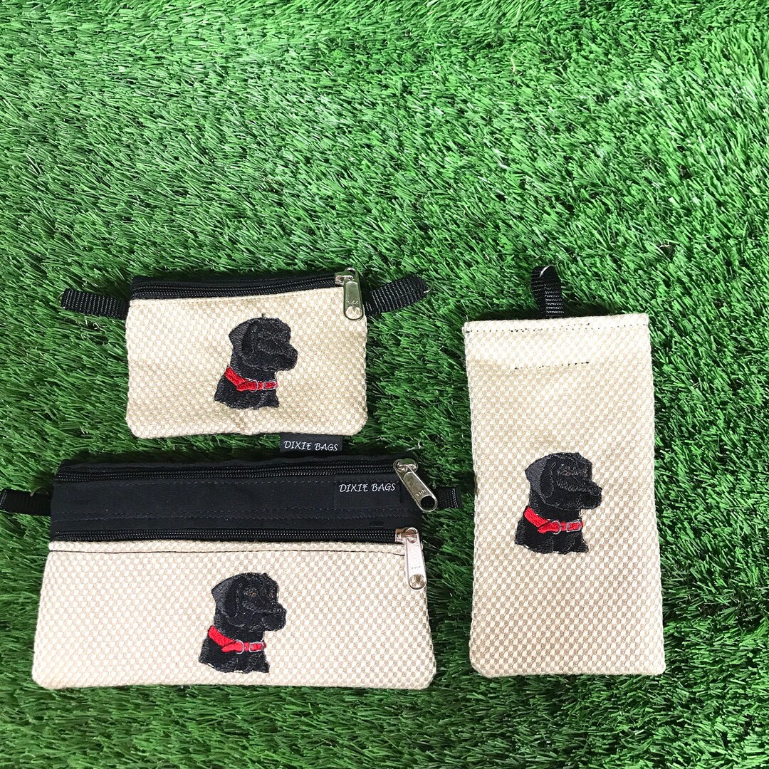 Black Labrador Retriever 2 Zipper Pouch, Black Labrador Retriever ...