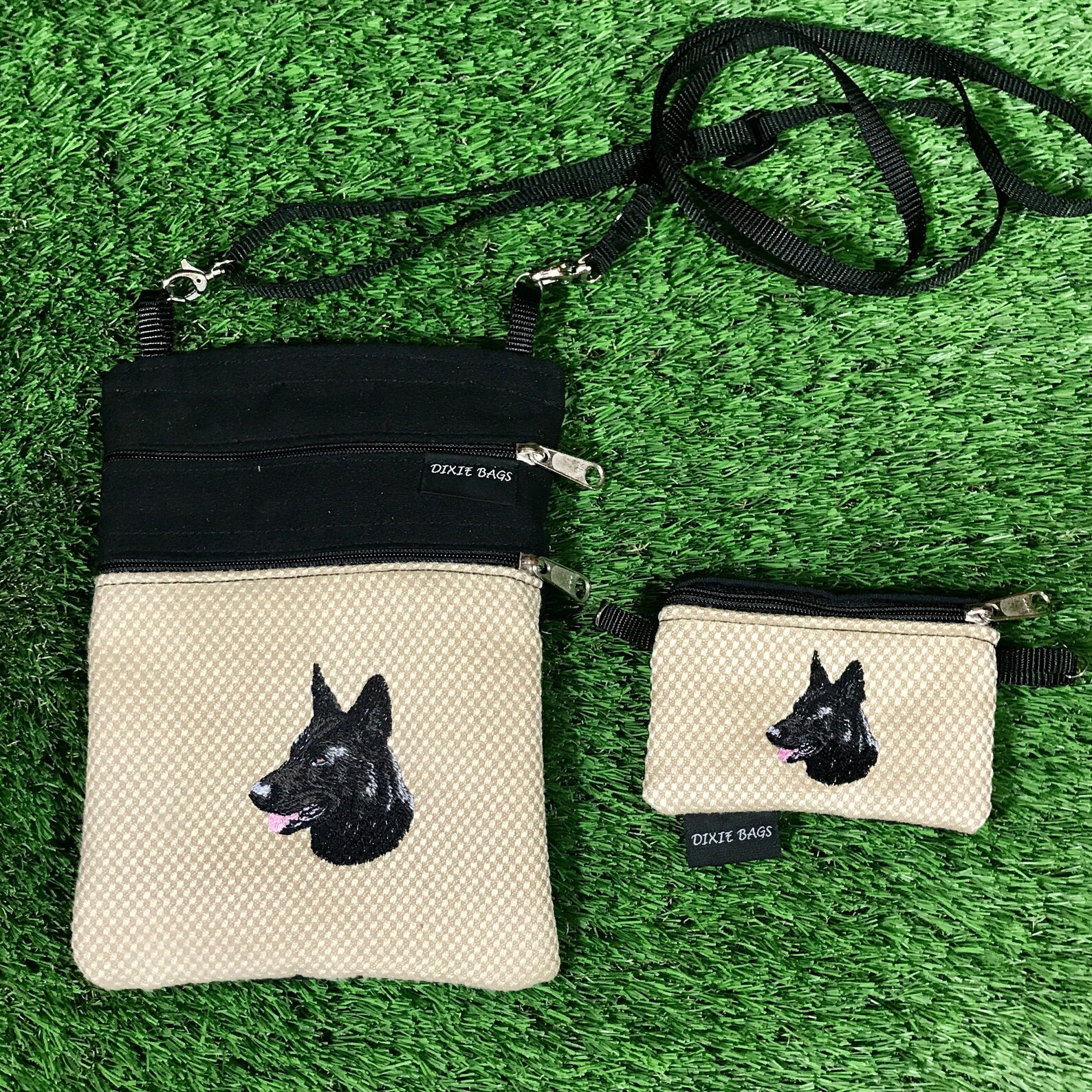 Black German Shepherd Crossbody Purse Black German Shepherd - Etsy