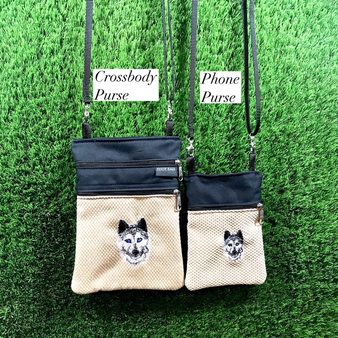 Siberian Husky Crossbody Purse, Siberian Husky Phone Purse, Siberian ...