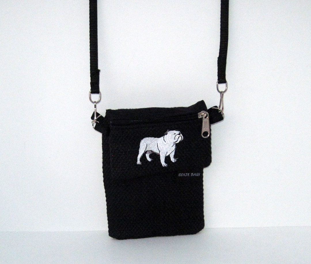 White English Bulldog, Body, Large Cell Phone Case With a Coin Purse, 2 ...