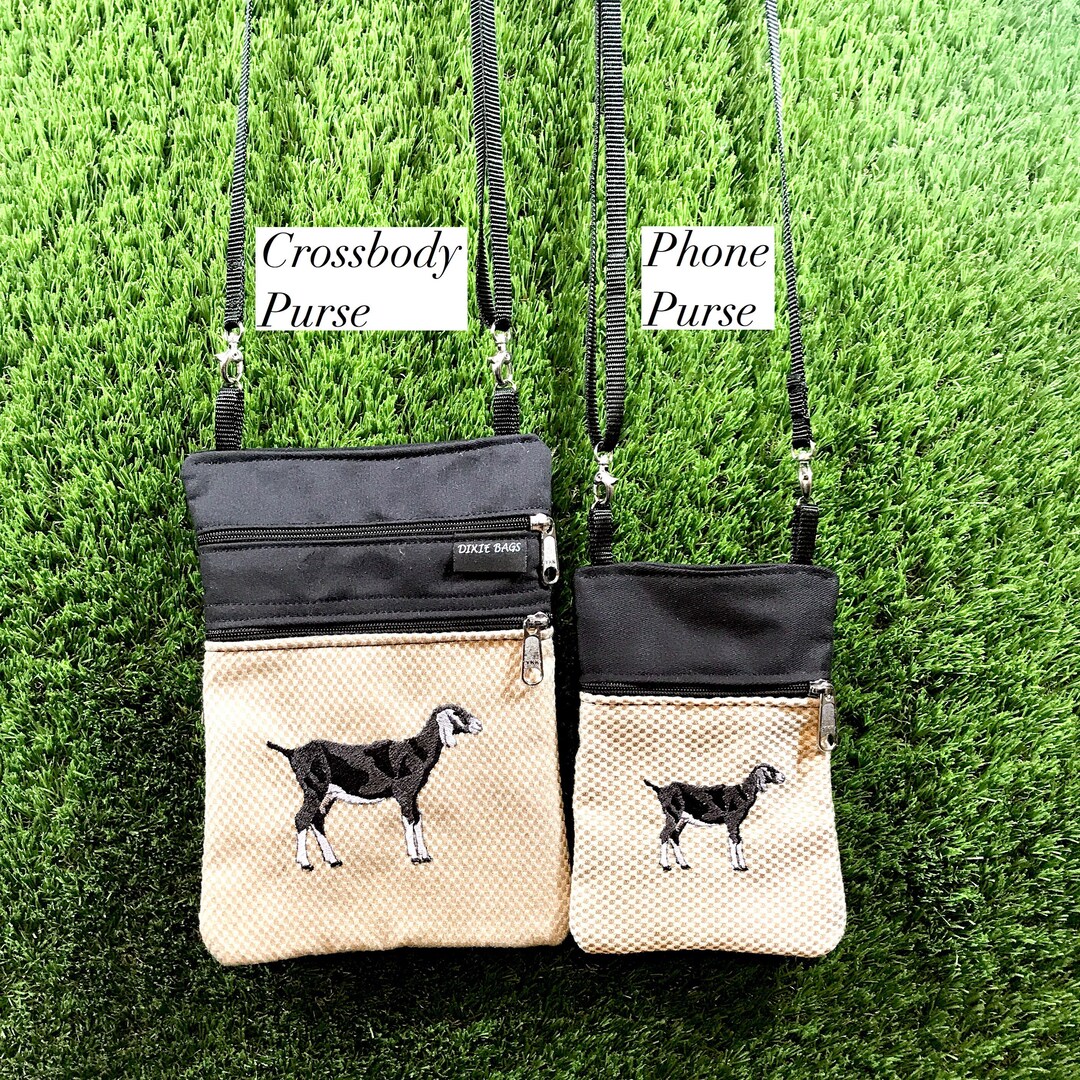 Nubian Goat Crossbody Purse, Nubian Goat Phone Purse, Nubian Goat Coin ...