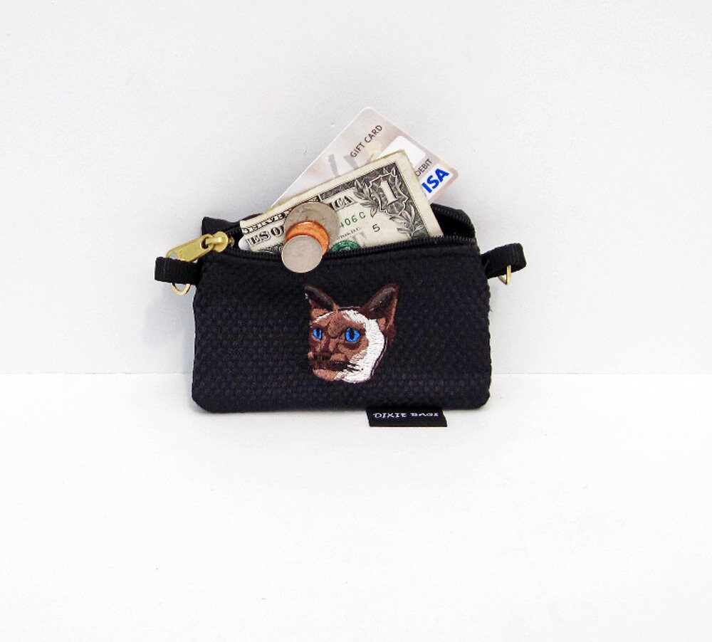 Siamese Cat Coin Purse or 2 Piece Set - Etsy