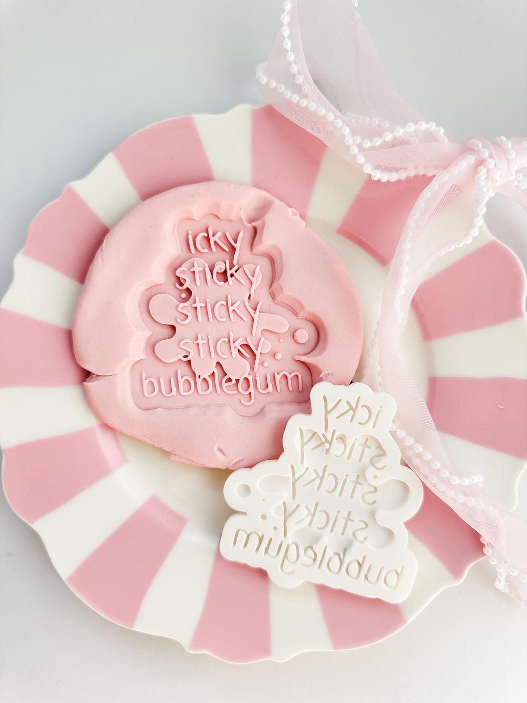 Icky Icky Ickysticky Bubblegum Cookie Stamp & Cutter - Ms Rachel STL ...